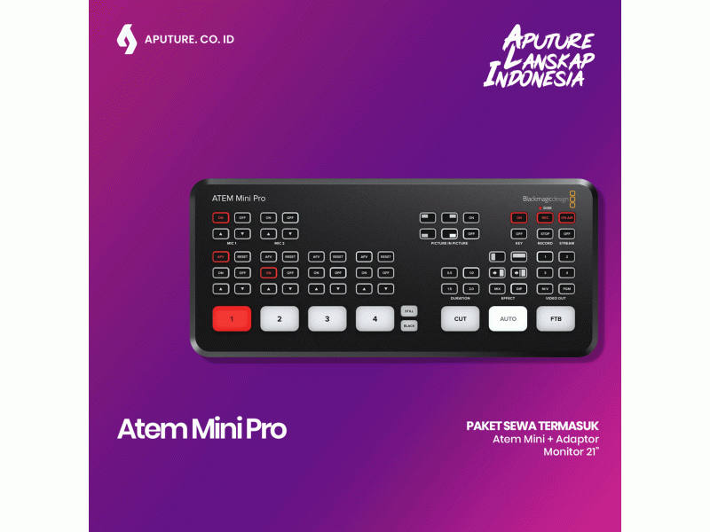 Sewa Atem Mini Pro Jabodetabek PT Aputure Lanskap Indonesia